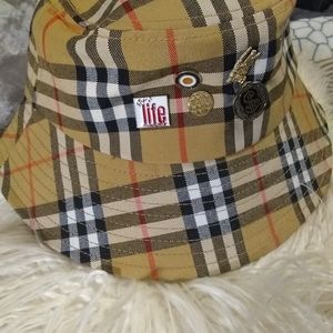 Burberry Accessories | Authentic Leather Hat | Poshmark